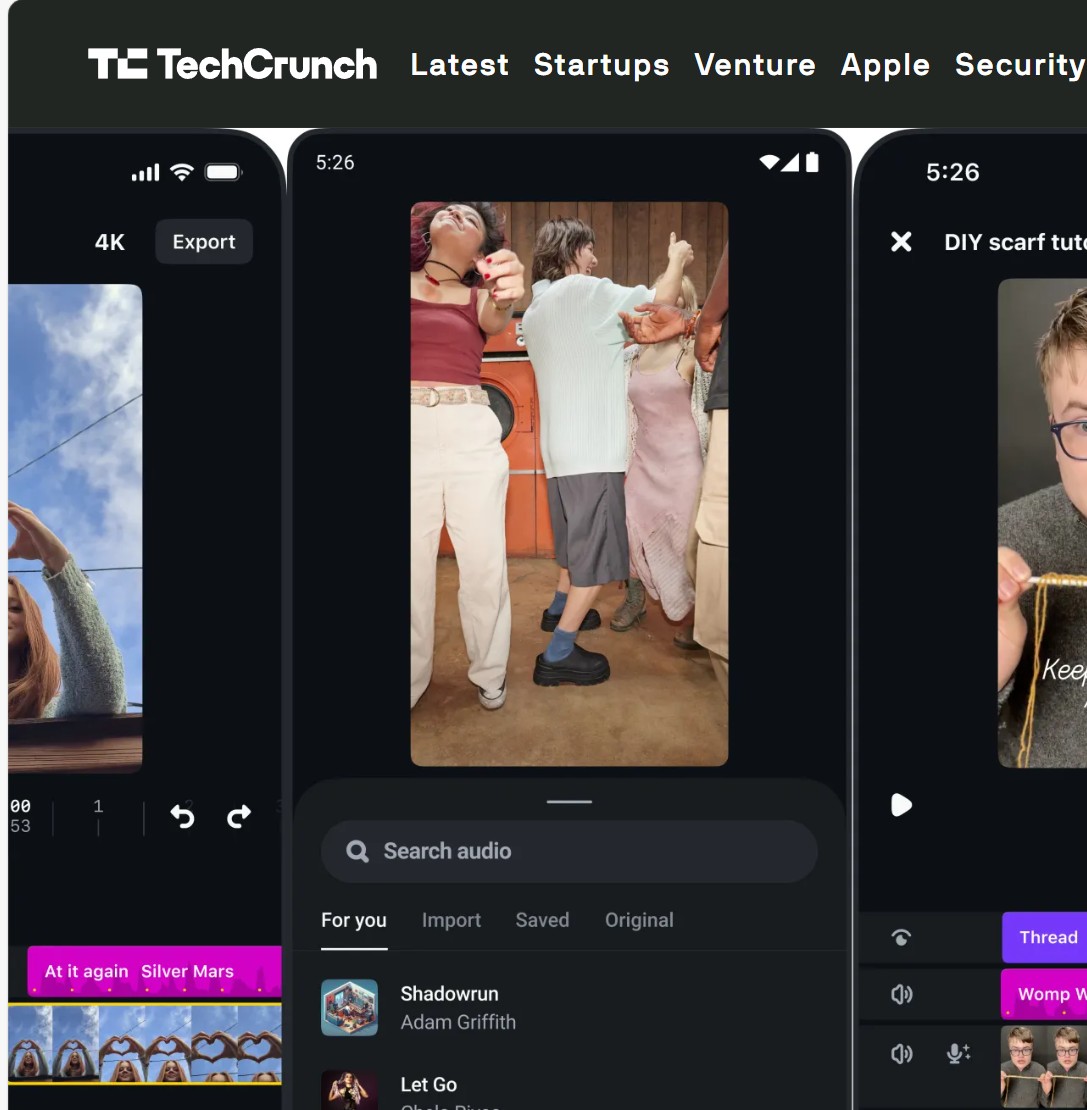 Meta выпускает своего конкурента CapCut Edits по всему миру | Форум MMGP