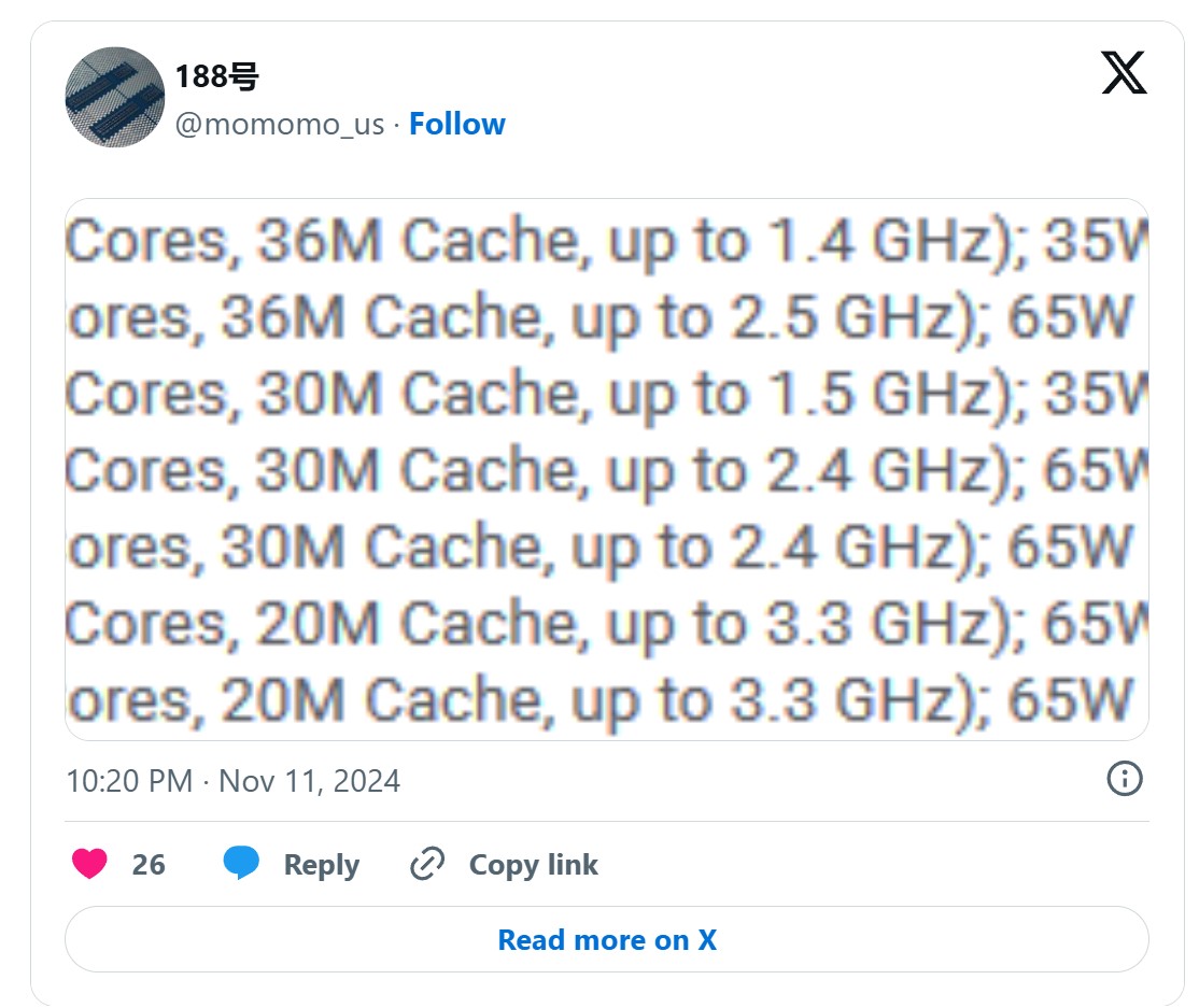 Просочились предварительные спецификации процессоров Intel Core Ultra 200 Arrow Lake S мощностью ...